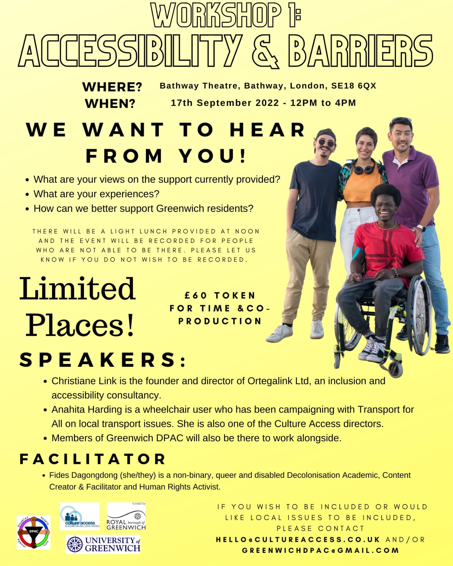 First GDPIP workshop: Accessibility & Barriers – Culture Access